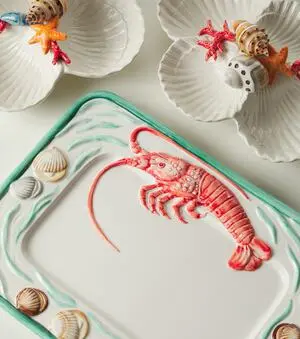 LES-OTTOMANS Menagerie D'ete Ceramic Tray
