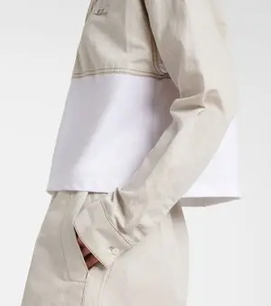 Prada Cotton And Linen Polo Shirt