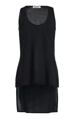 DARKPARK Ivy" Scoop Neck Cotton Jersey Tank Top - Black