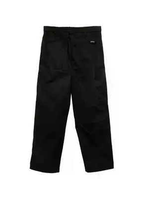 LES HOMMES Pleated Tailored Trousers - Black