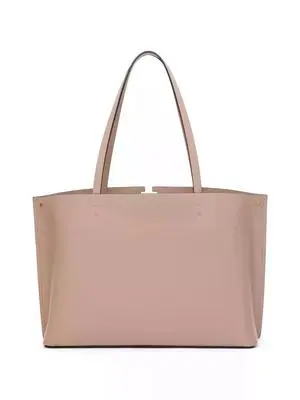 Valentino Garavani Small Calfskin Shopping Bag - Neutrals