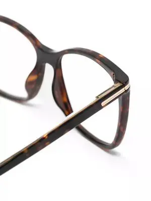 BOSS Tortoiseshell-effect Rectangle-frame Glasses