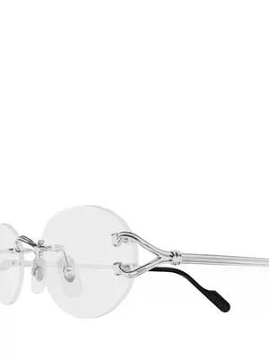 Cartier Rimless Oval-frame Glasses