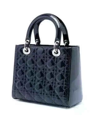 Dior Patent Cannage Lady Satchel
