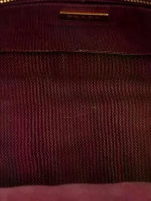 Prada Small Canvas Canapa Bijoux Satchel - Red