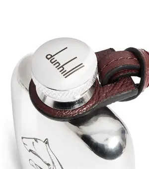 Dunhill Engraved Horse Mini Flask