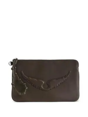Zadig&Voltaire Zadig&Voltaire Angel Clutch Bag Brown