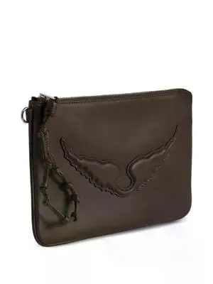 Zadig&Voltaire Angel Clutch Bag - Brown