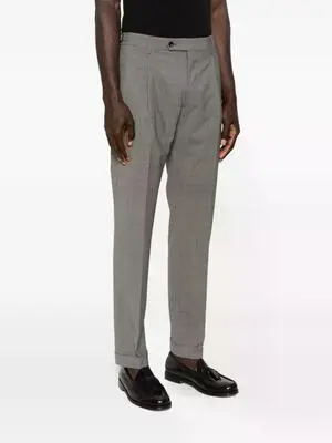 BERWICH Pleated Side-adjuster Trousers