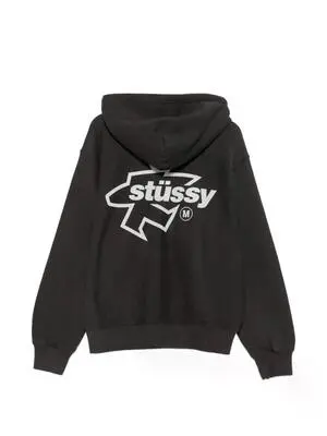 StÜssy Surf Logo-print Zip-up Hoodie