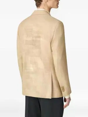LARDINI Single-breasted Patterned Blazer