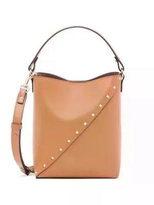 Valentino Garavani Rockstud Bucket Bag - Brown