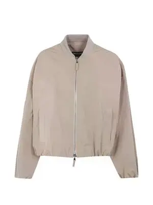 DRHOPE Zip-pocket Bomber Jacket