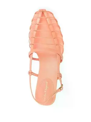 FERRAGAMO Strapped Design Slingback Sandals
