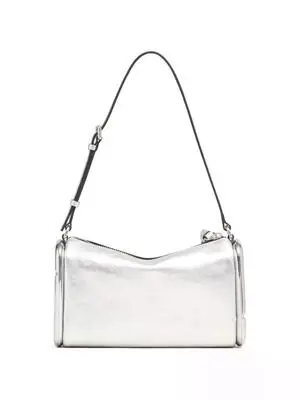 Marc Jacobs Metallic Leather Small Shoulder Bag - Silver