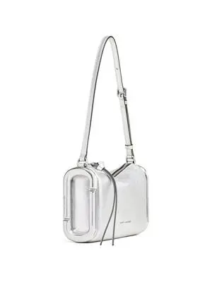 Marc Jacobs Metallic Leather Small Shoulder Bag - Silver