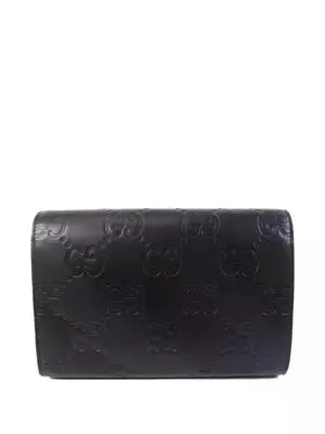Gucci Gg Pattern Chain Wallet Shoulder Bag