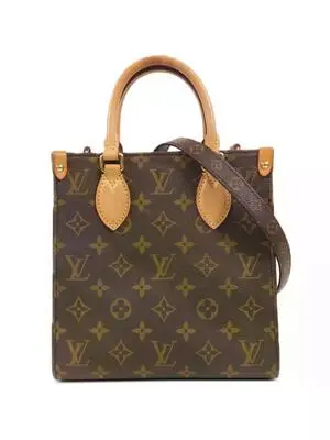 LOUIS VUITTON Bb Sac Plat Monogram Bag