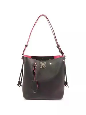 LOUIS VUITTON Lockme Bucket Bag - Black
