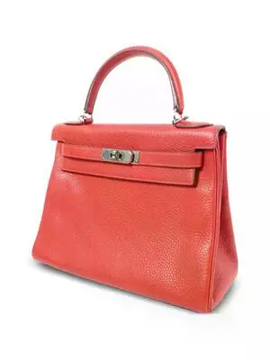Hermès Kelly 28 Togo Tote Bag - Red