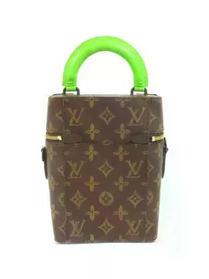 LOUIS VUITTON Vertical Box Trunk Bag - Brown