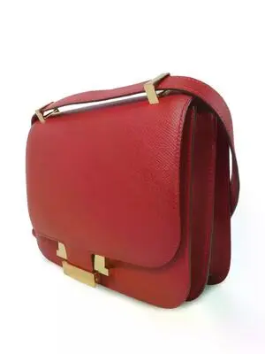 Hermès 24 Constance Shoulder Bag - Red