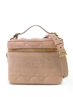 Dior Cannage Quilting Tote Bag - Pink