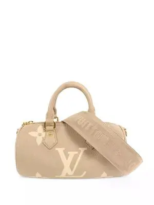 LOUIS VUITTON Louis Vuitton BB Papillon Monogram Empreinte Leather Bag Neutrals