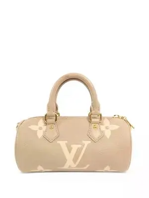 LOUIS VUITTON Bb Papillon Monogram Empreinte Leather Bag - Neutrals