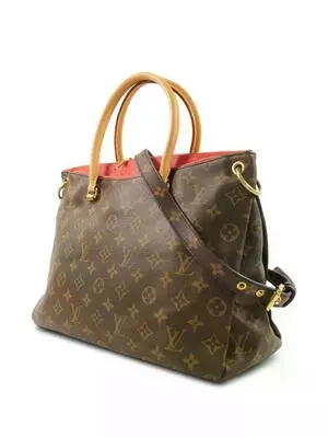 LOUIS VUITTON Pallas Monogram Tote Bag - Brown