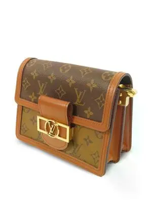 LOUIS VUITTON Mini Dauphine Monogram Reverse Shoulder Bag