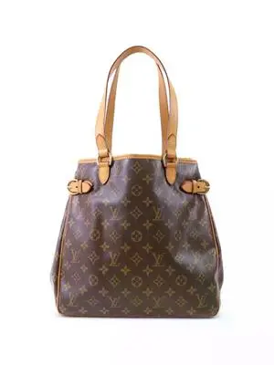 LOUIS VUITTON Monogram Batignolles Tote Bag - Brown