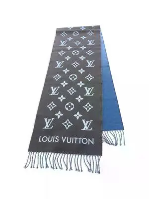 LOUIS VUITTON 2025 All About Monogram Scarf - Grey
