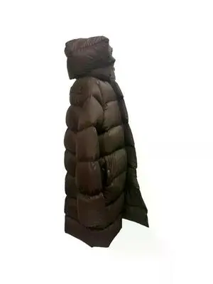 Rick Owens Quilted Asymmetric Coat