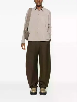 Kristensen Du Nord Long Sleeve Stretch Cotton Shirt