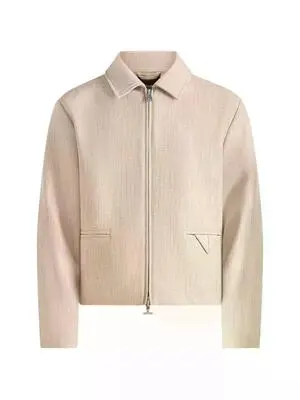 Manière De Voir Manierère De Voir Zip-up Shirt Jacket - Neutrals