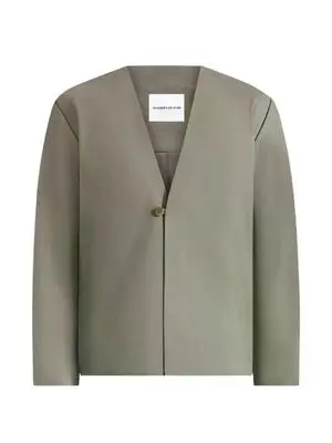 Manière De Voir Axel Minimal Kimono Shirt - Green