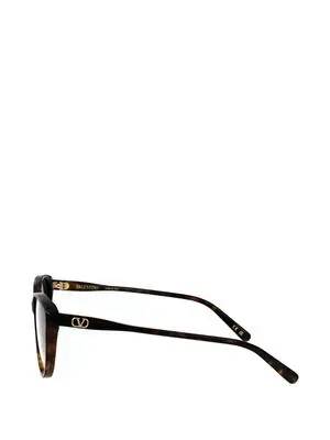 Valentino Garavani Vlogo Round Frame Eyeglasses