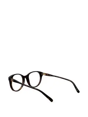 Valentino Garavani Vlogo Round Frame Eyeglasses