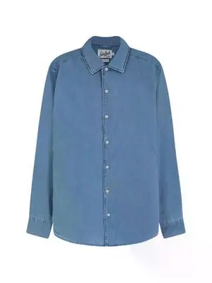 MC2 SAINT BARTH Raphael Chambray Long-sleeve Shirt - Blue