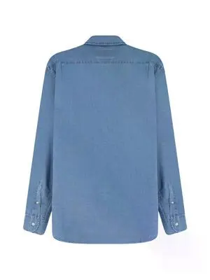 MC2 SAINT BARTH Raphael Chambray Long-sleeve Shirt - Blue