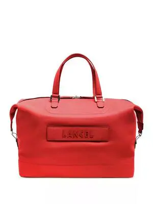 LANCEL Ninon De Logo-handle Weekend Bag - Red
