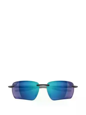 Maui Jim Ho'okipa Ultra G Rectangle-frame Sunglasses - Black