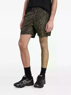 Aspesi Leopard Print Swim Shorts