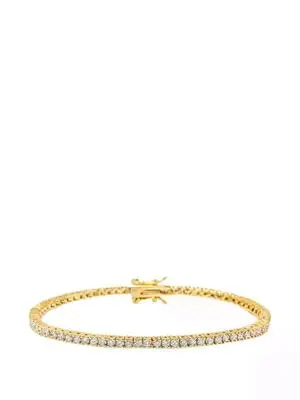NIALAYA JEWELRY 18k -plated Brass Tennis Bracelet With Cubic Zirconia - Gold