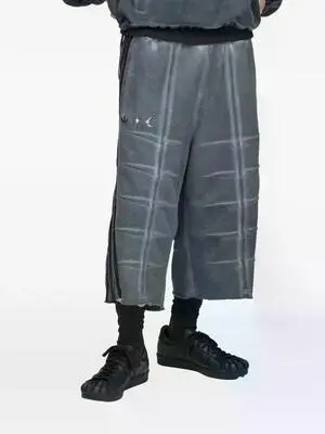 Adidas Thug Club Sweat Jort Side-stripe Track Pants - Grey