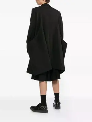 Comme Des Garçons Single-breasted Wool Coat
