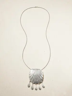 Juju Vera Petra Shell Necklace - Silver