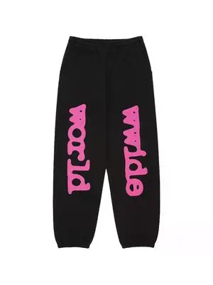 SP5DER Beluga Angel Number Track Pants - Black