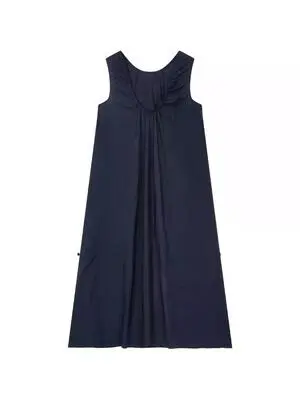 STUDIO TOMBOY Sleeveless Drawstring Dress - Blue